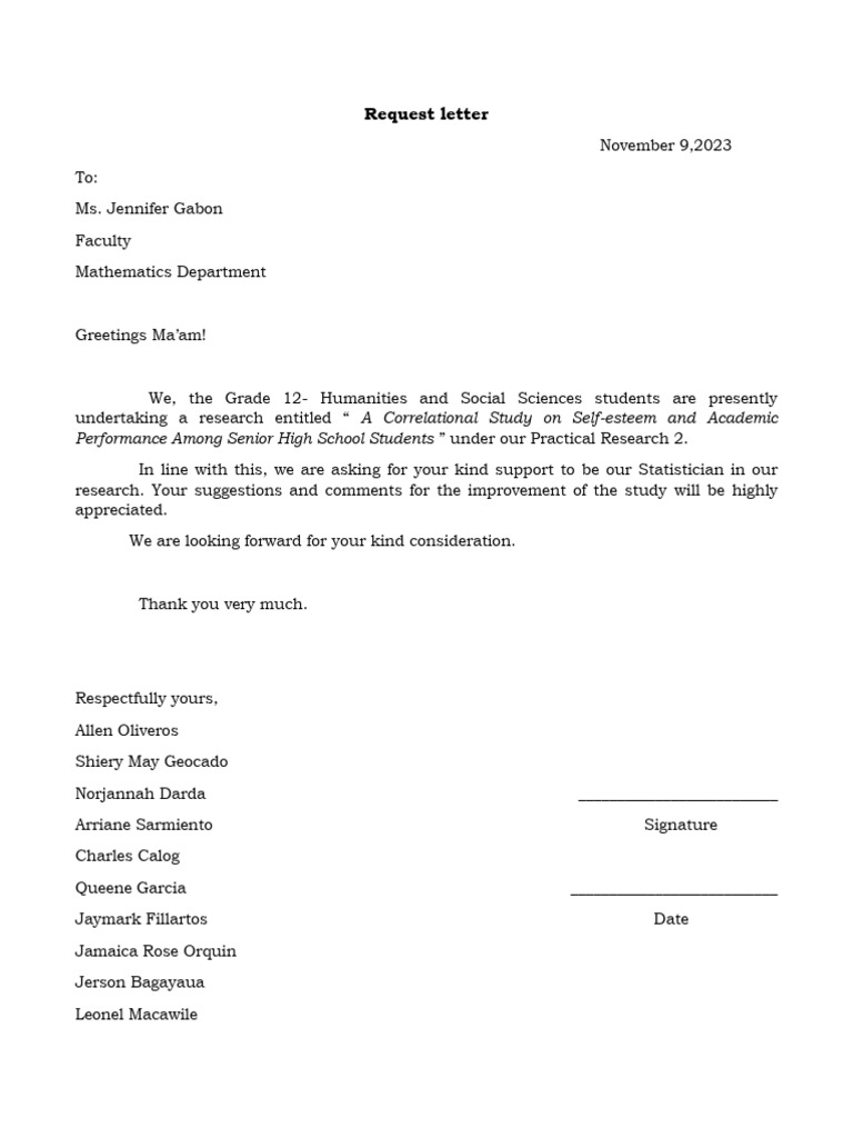 Request - Letter-GrammarianandStatistician | PDF