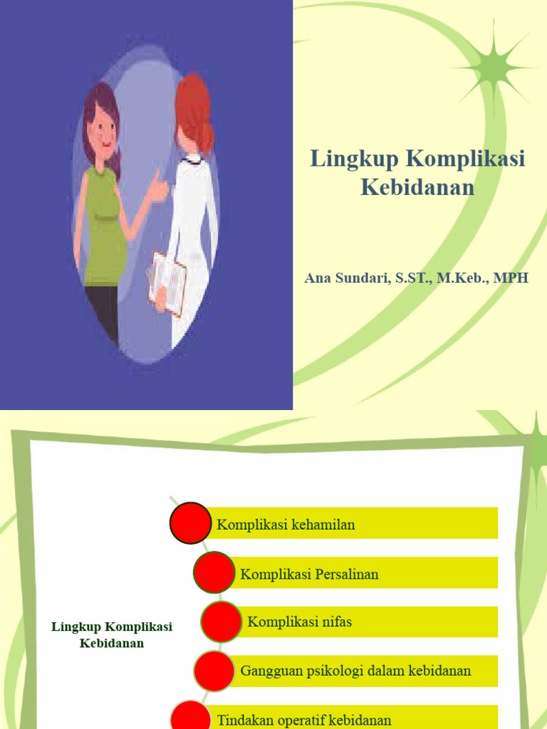 Komplikasi Kebidanan: Kehamilan hingga Nifas | PDF