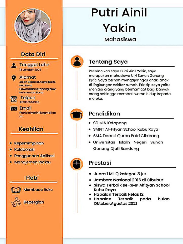 Barkas Data Putri Ainil Yakin | PDF