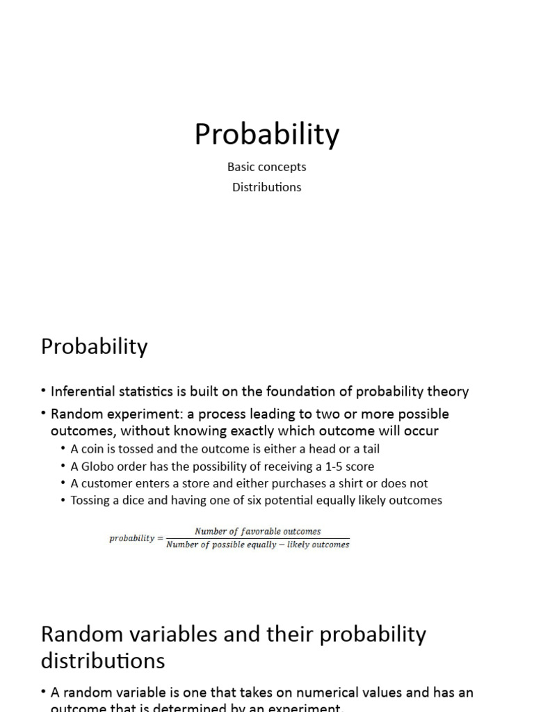 Probability | PDF | Probability Distribution | Probability Density Function