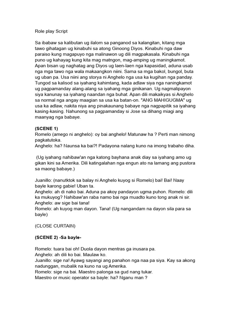Hulga Script | PDF