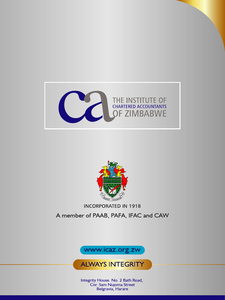 Overview of ICAZ Membership and Values | PDF | Accountant | Accounting