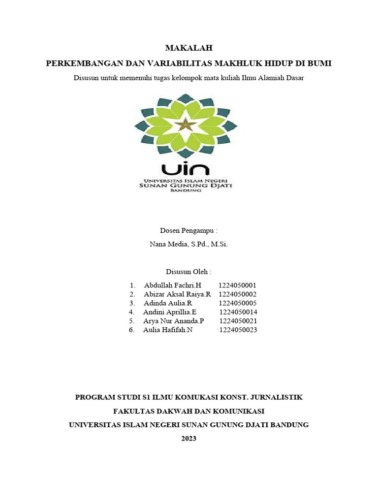 MAKALAH Iad Kel 3 | PDF | Sains & Matematika