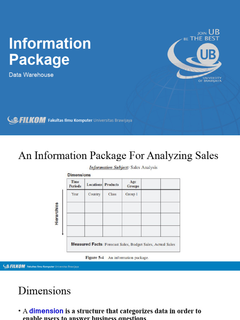 03 - Information Packages | PDF | Data Warehouse | Applied Mathematics