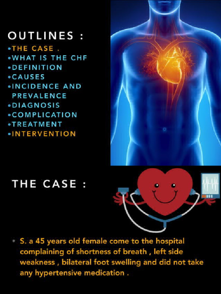 CHF Medical Case | PDF