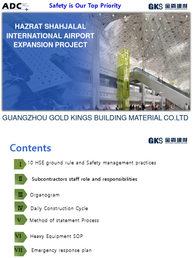 Safety Pre-Construction Meeting GKS . | PDF | Occupational Safety And ...