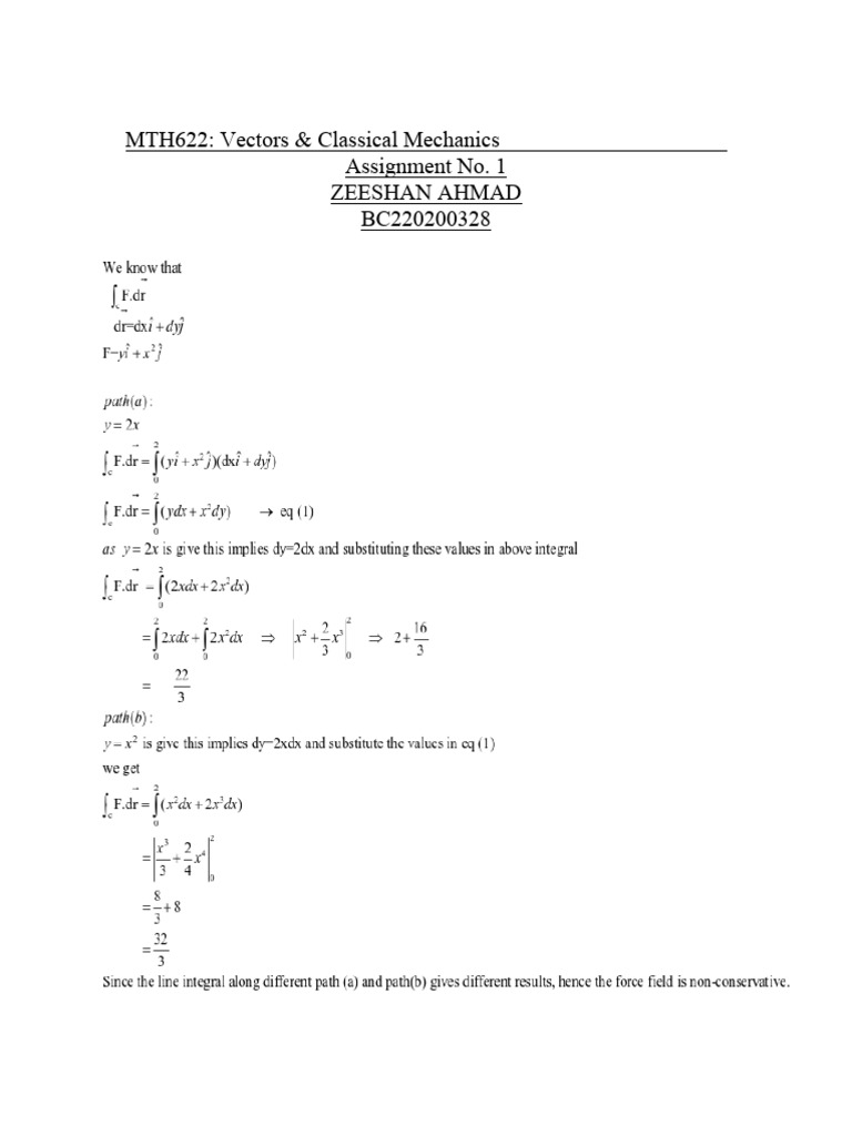 MTH622 Assignment 1 | PDF