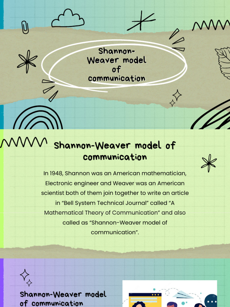 Shannon-Weaver Communication Model | PDF | Communication | Computer Science