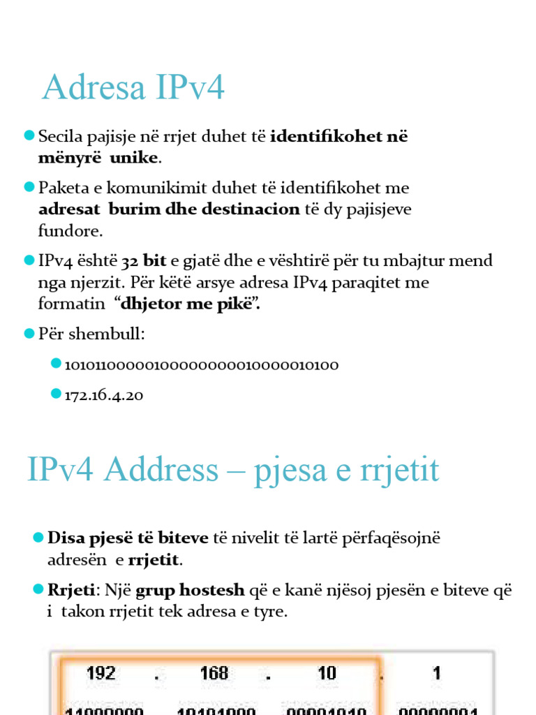 Adresimi IPv4 | PDF