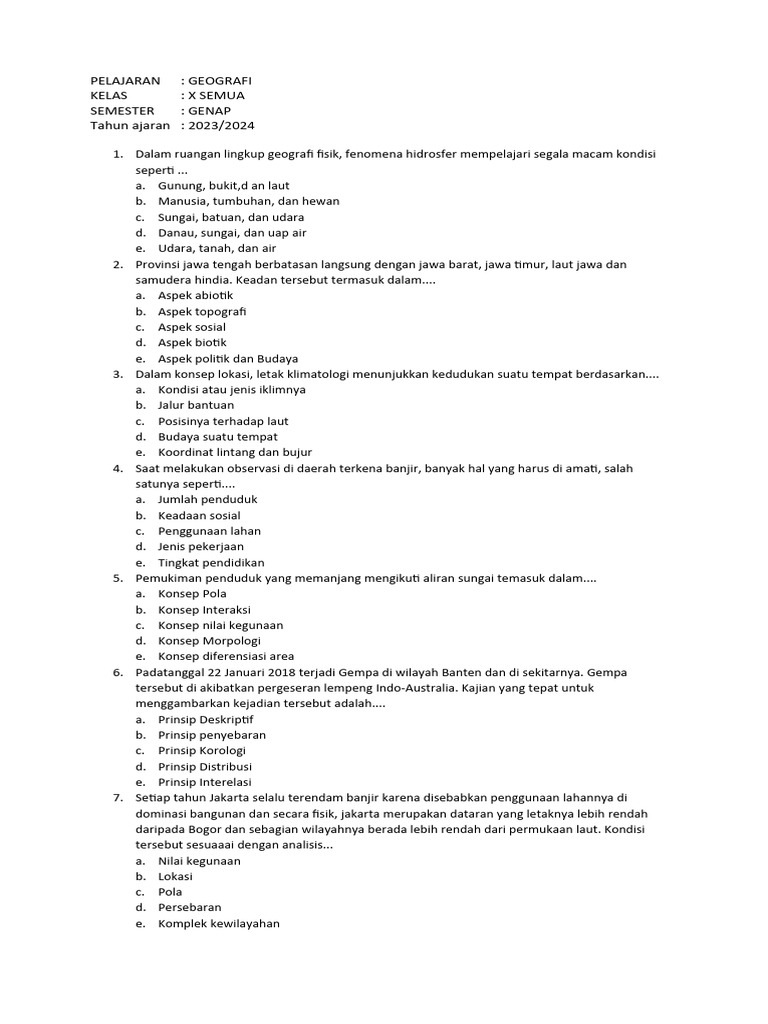 Soal Pak Darkani | PDF