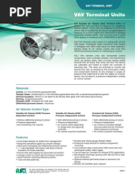 Vav - Unit - Titus Make | PDF | Duct (Flow) | Manufactured Goods