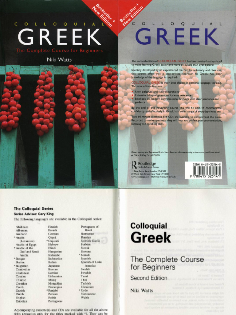 Colloquial-Greek Teach Yourself PDF | PDF