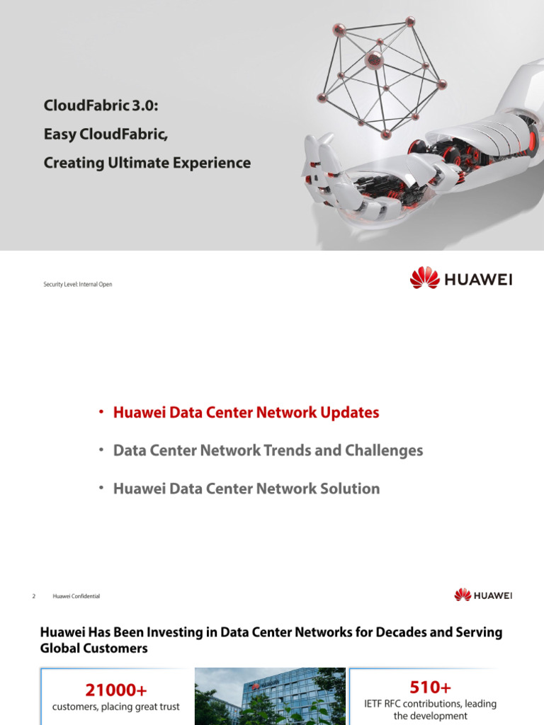 Huawei Data Center Network Solutions | PDF | Cyberspace | Secure ...