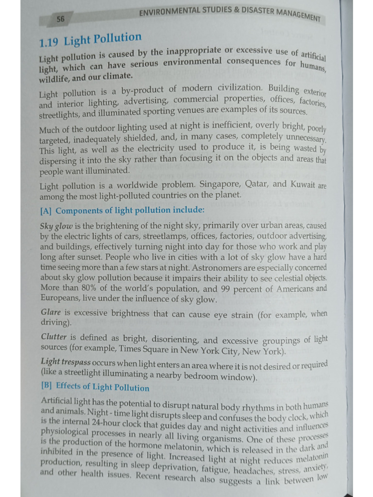 Light Pollution | PDF