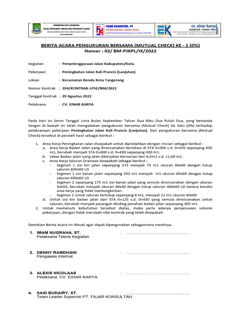 2.berita Acara Mc0 | PDF