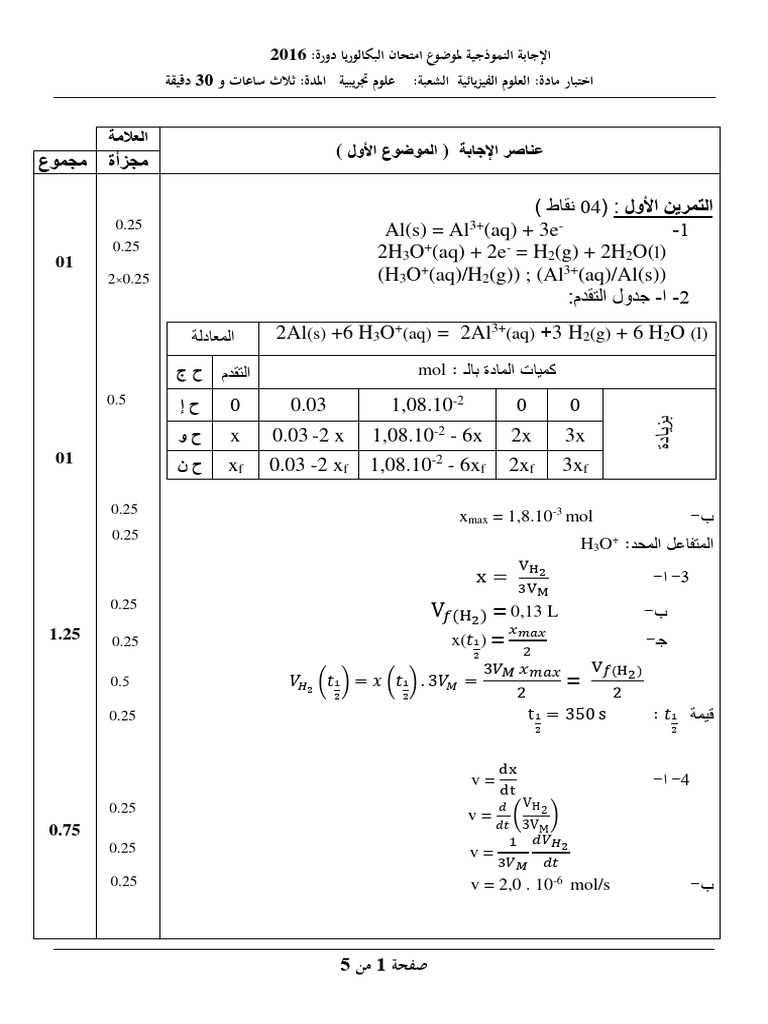 Correction Bac Physics 2016 Se 2 | PDF