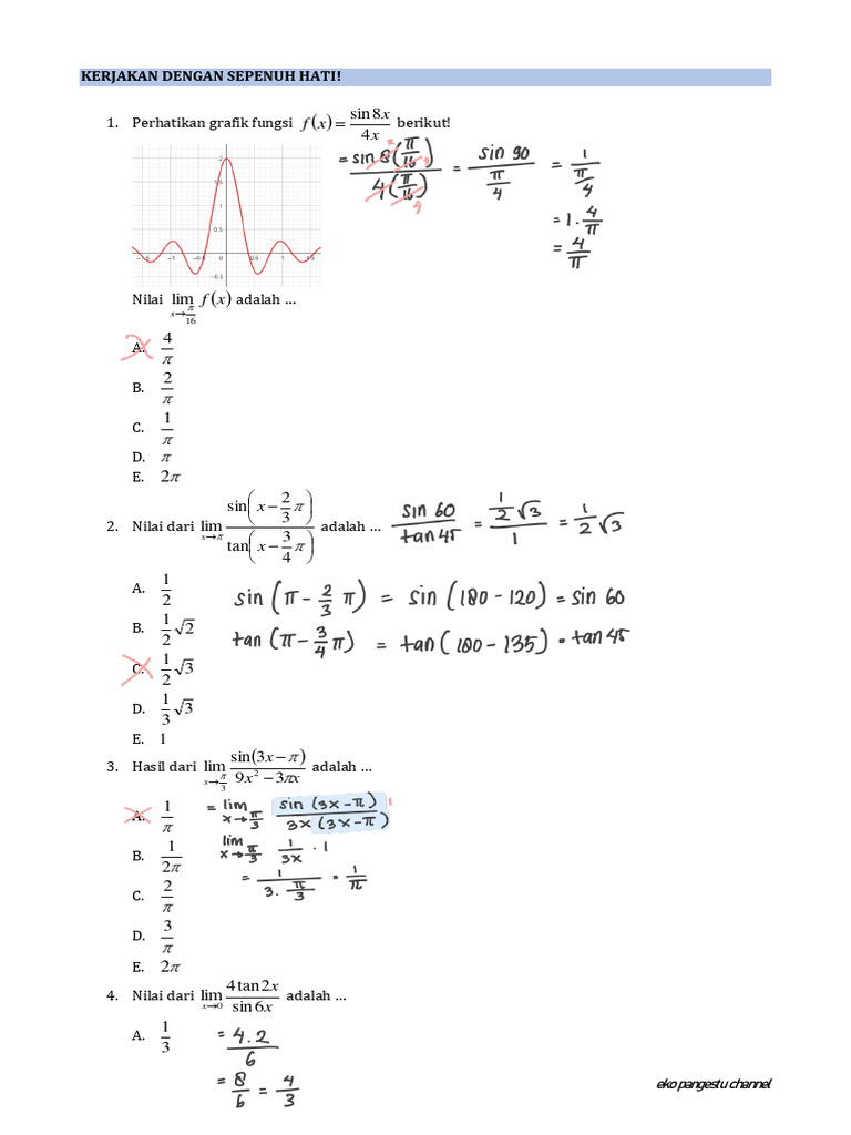 Matematika Minat - 231127 - 194728 | PDF
