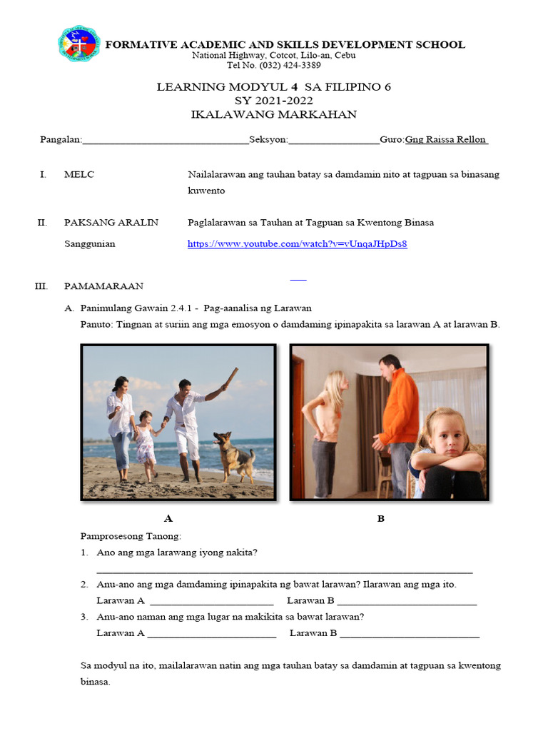 Filipino 6 - Q2 Week 4 | PDF