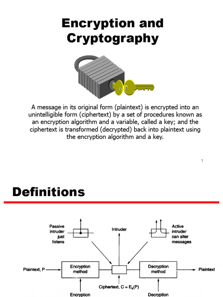 Encryption in Network Criptography | PDF | Cryptography | Cipher