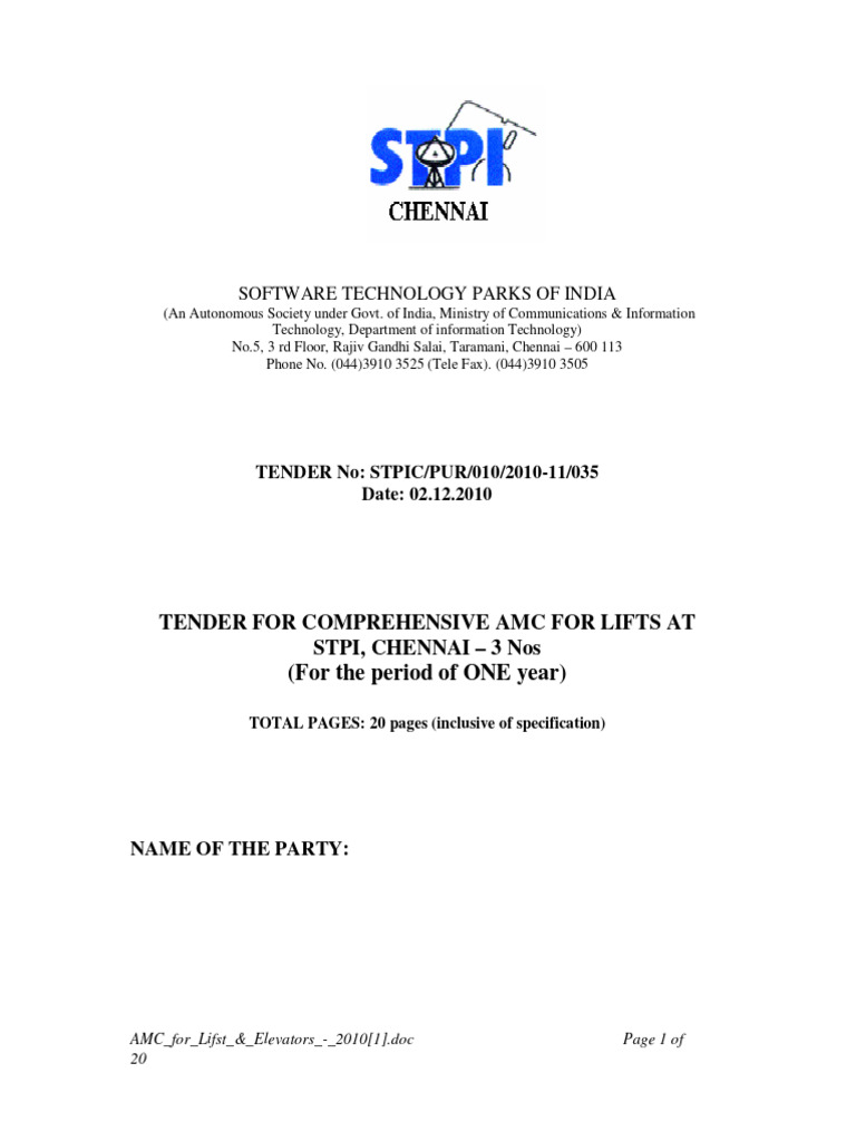 Amc For Lifts Elevators | PDF | Guarantee | Payments