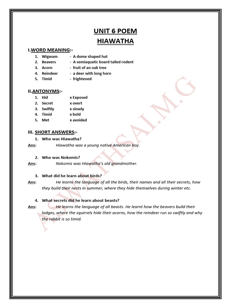 English Unit 6 To 8 | PDF | Trees