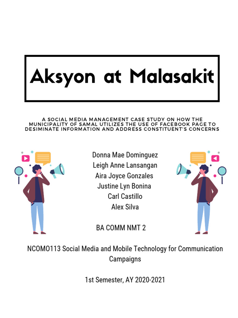 Case Study - Aksyon at Malasakit | PDF | Social Media | Popular Culture ...