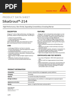 Sikacrete®-211 SCC Plus Data Sheet | PDF | Concrete | Materials