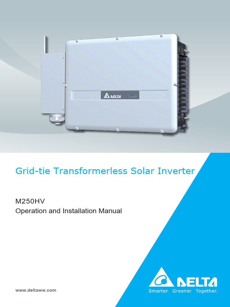 M250HV Manual | PDF | Alternating Current | Transformer