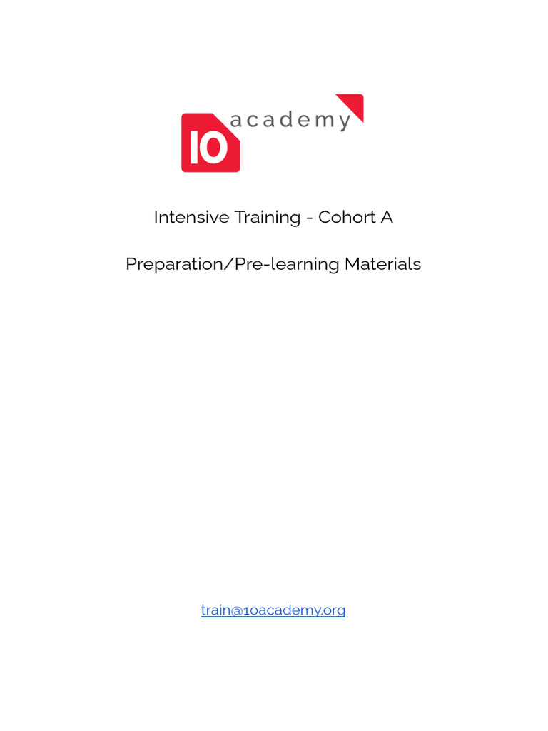 Python & SQL Skills for 10 Academy Training | PDF | Machine Learning ...