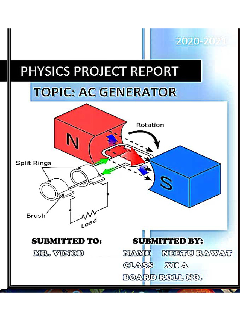 Project Topic - AC Generator | PDF