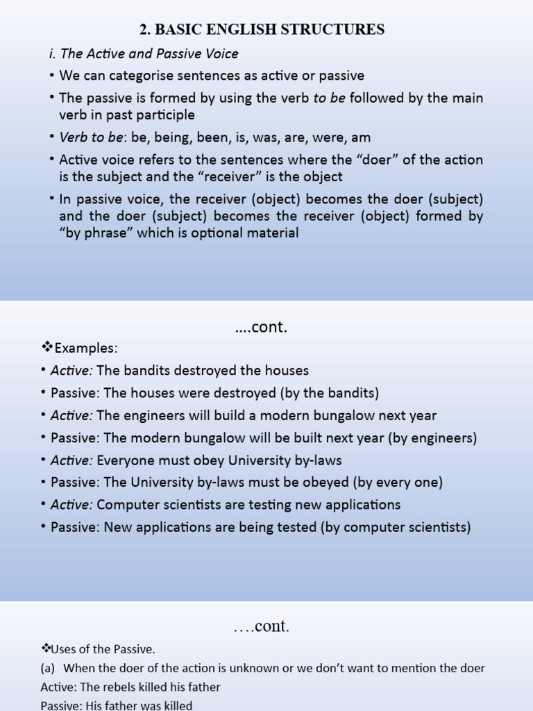 Basic English Structures | PDF | Question | Languages