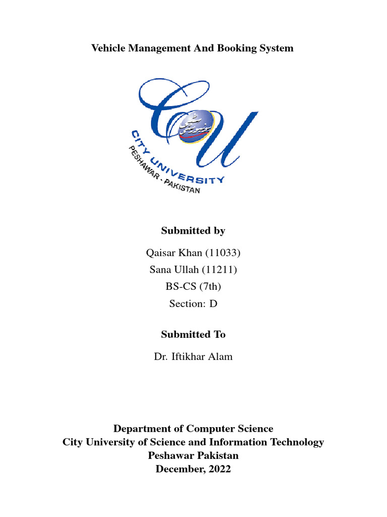 Proposal Format For BS Project 1 | PDF | Mobile App | Software Engineering