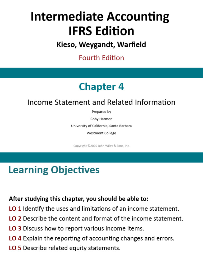Ch04 Kieso IFRS PPT | PDF | Income Statement | Generally Accepted ...