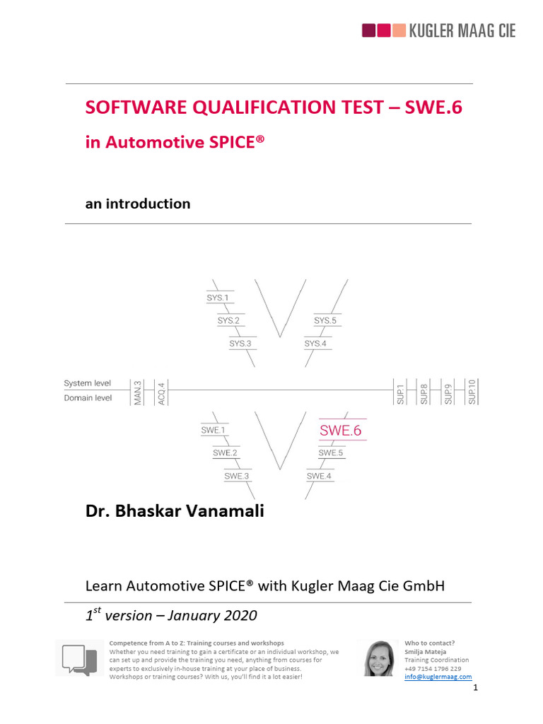 Whitepaper Automotive-Spice en Swe6 Software-Qualification-Test | PDF ...