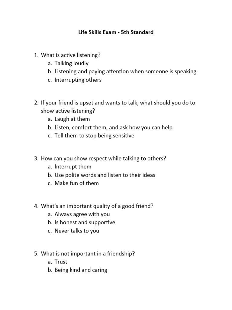 5th Standard PDF Gratitude
