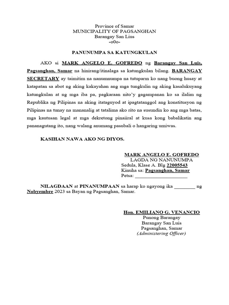 Minutes of The Regular Session Resolution Number 1&2 Series of 2023 PDF ...