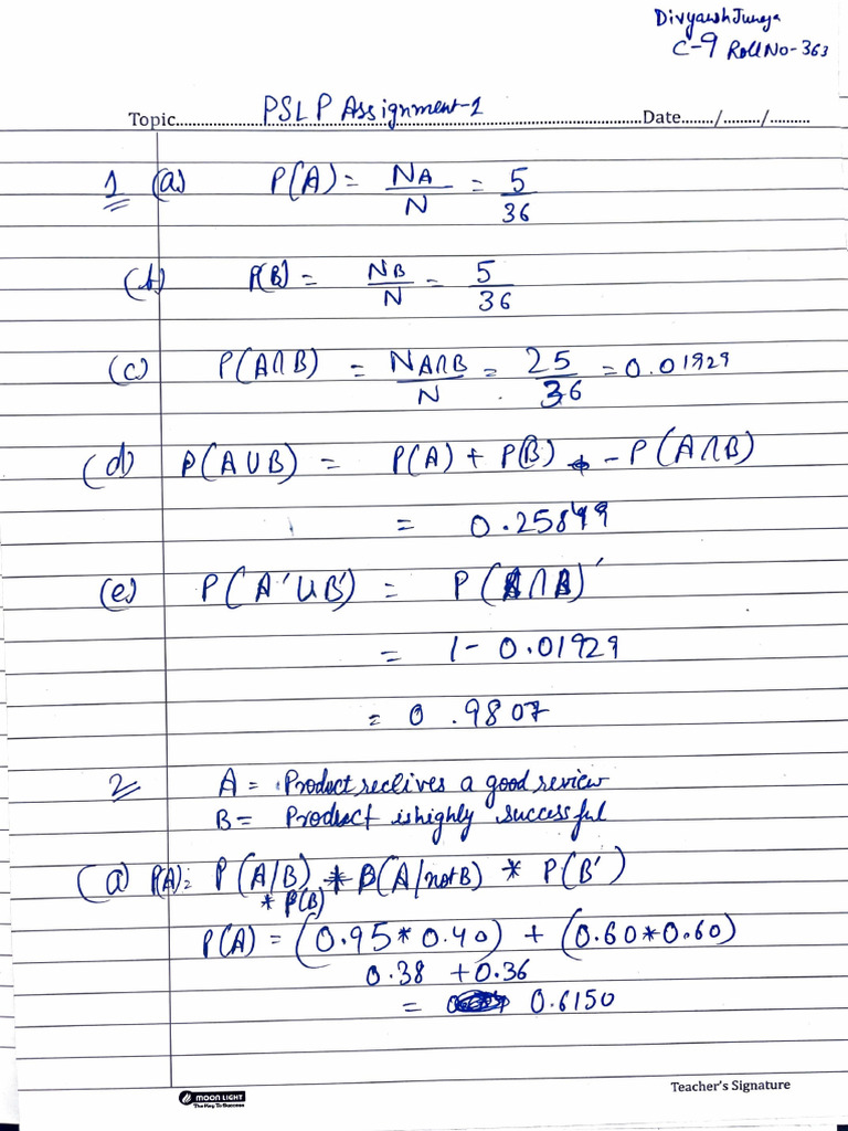 Pslp Assignment 1 Pdf