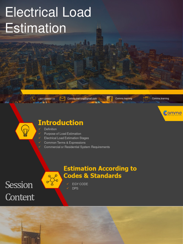 Electrical Load Estimation | PDF | Demand | Manufactured Goods