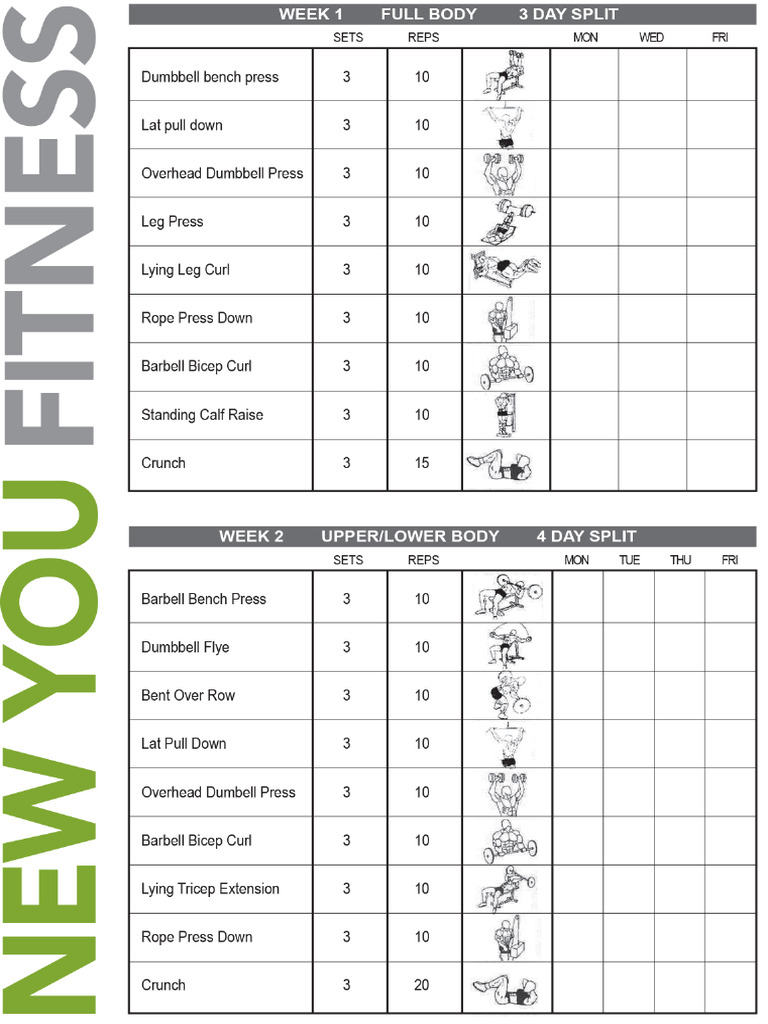 Training Weeks 1 & 2 | PDF