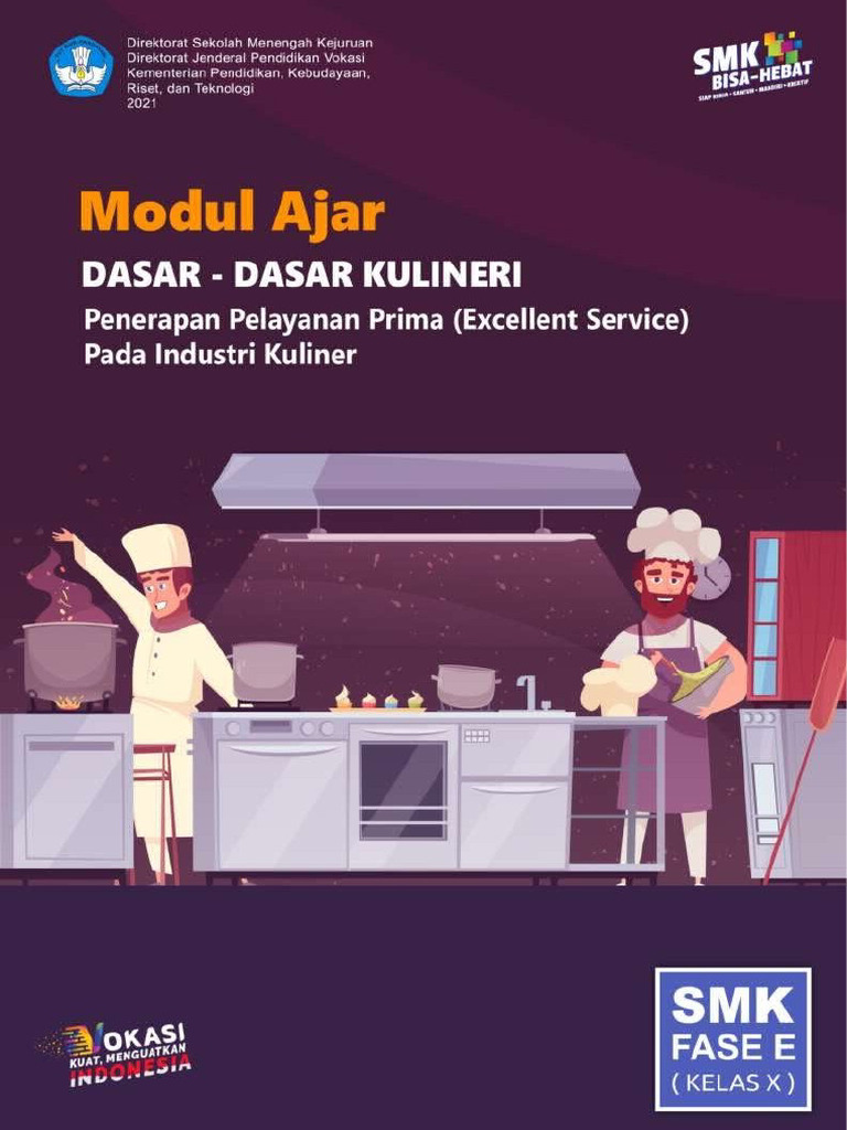Modul Ajar Dasar-Dasar Kulineri-Pelayanan Prima | PDF | Karier & Perkembangan
