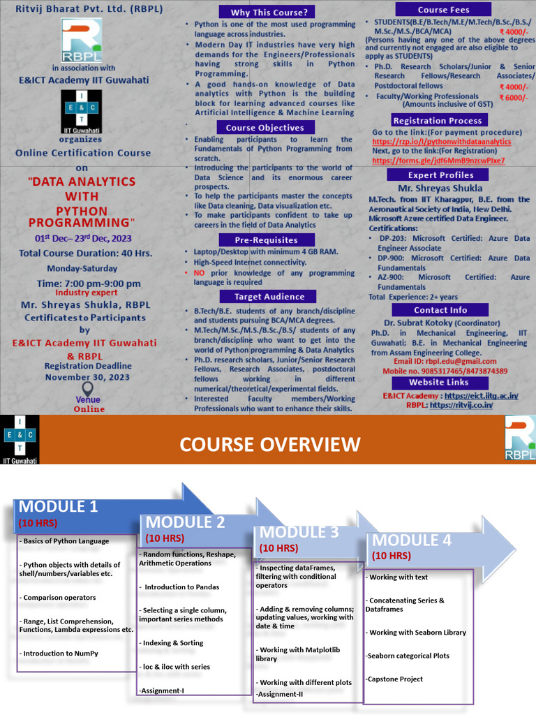 Course Flyer Course Overview N Sample Certificate | Download Free PDF ...