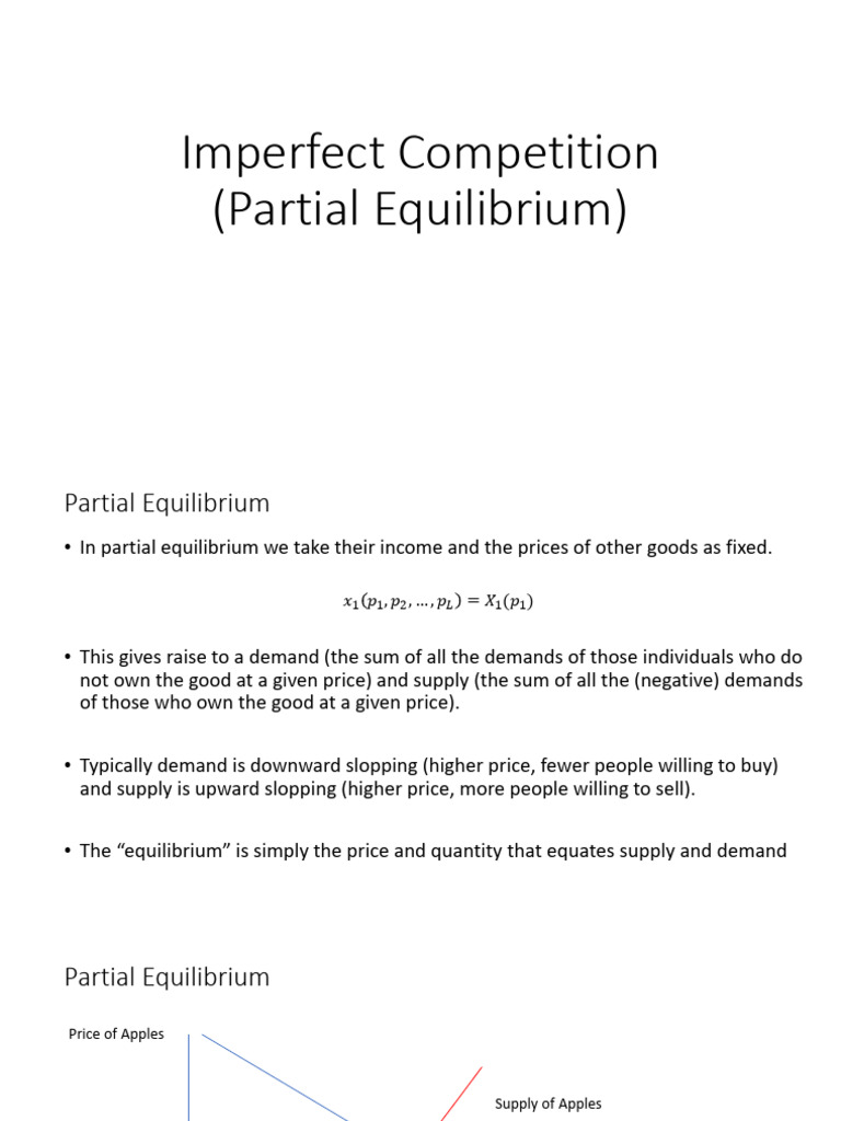 Lecture 5-Imperfect Competition | PDF | Economic Equilibrium | Supply ...