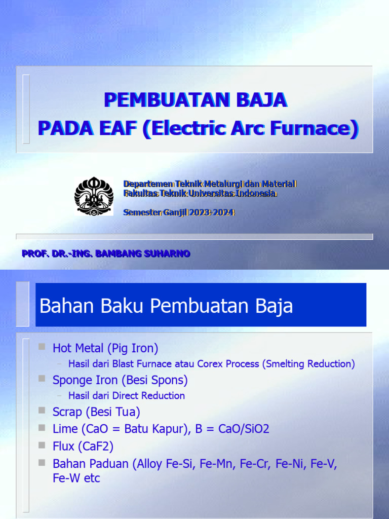 7 Eaf Bof | PDF | Metallurgy | Business Process