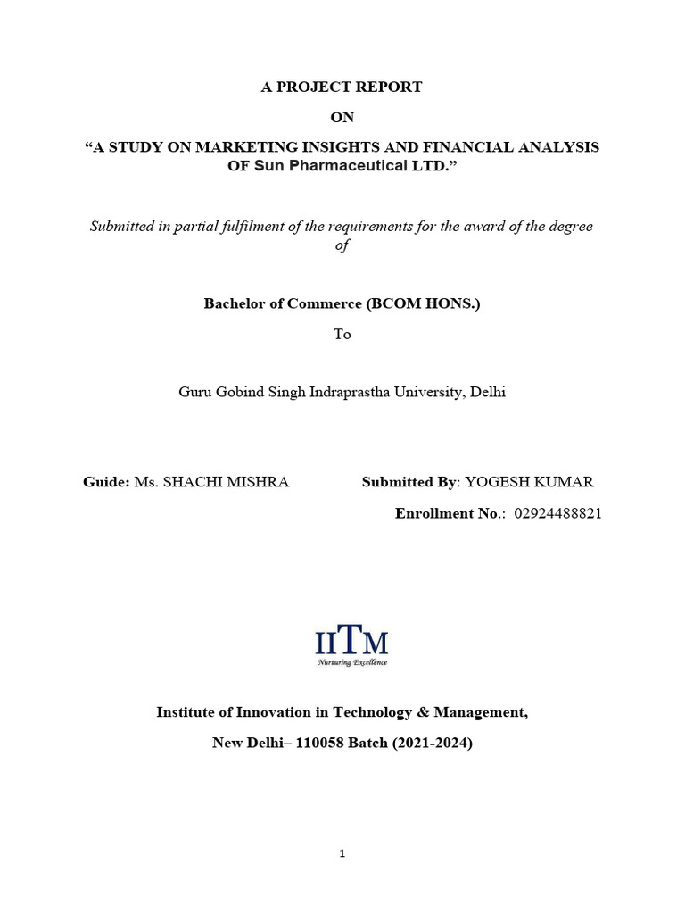 YOGESH KUMAR - EVS PROJECT Final | PDF | Business | Business Economics