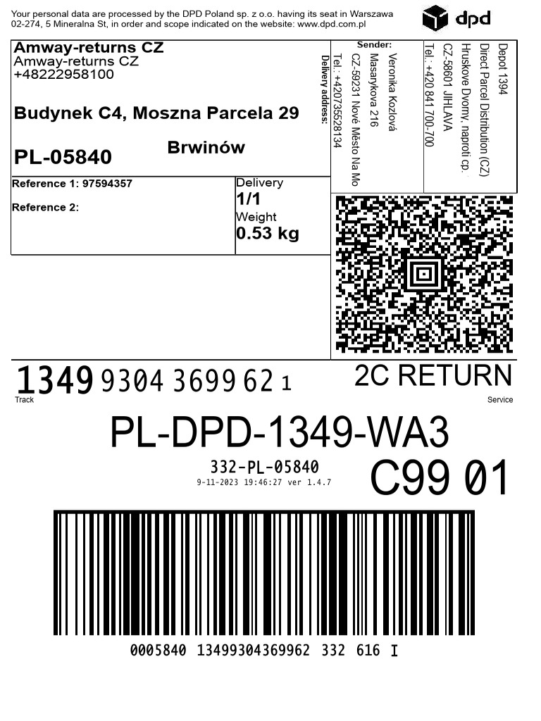 Return Label | PDF