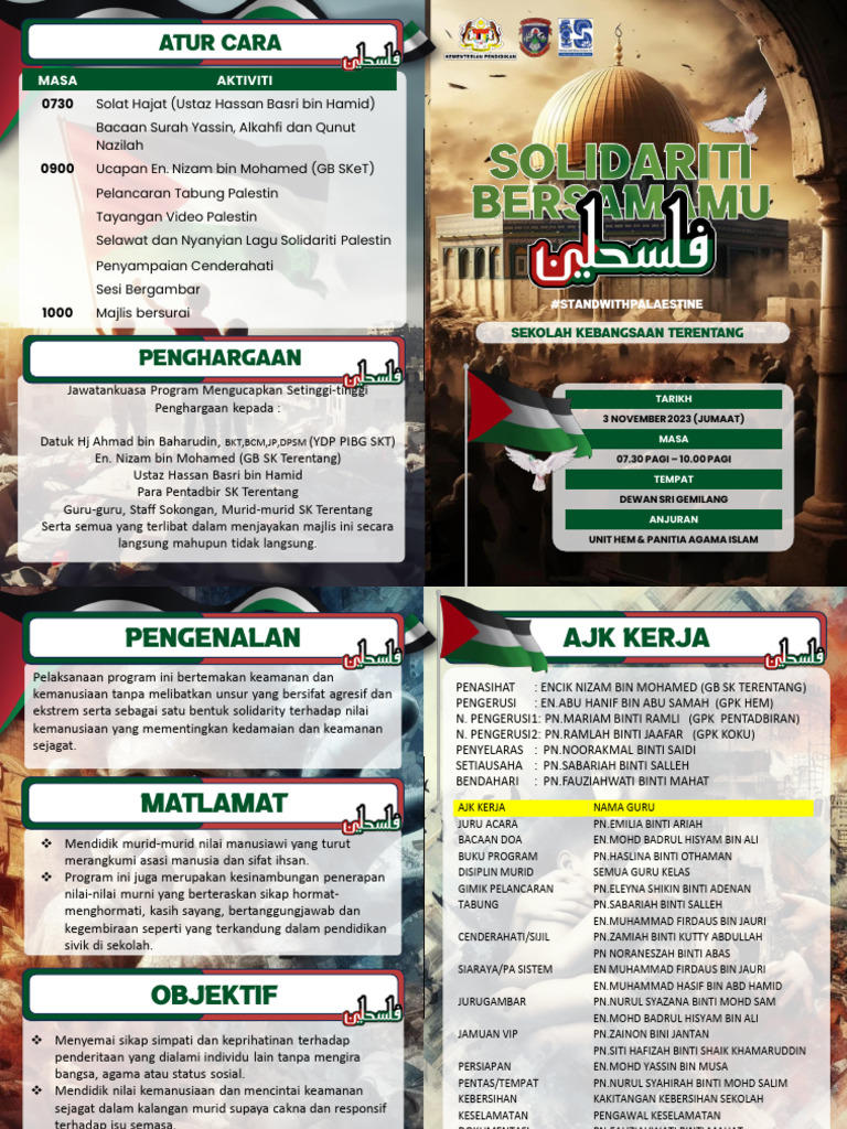 Solidariti Palestin SKeT 2023 | PDF