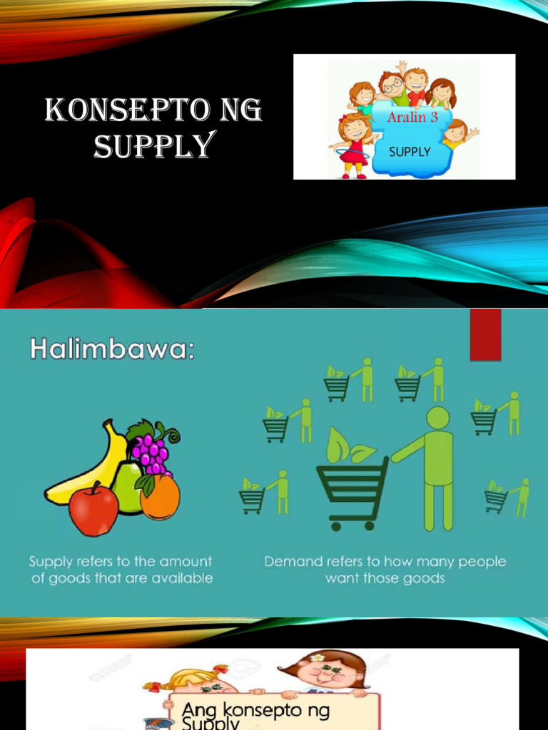Konsepto NG Supply PPT Final | PDF