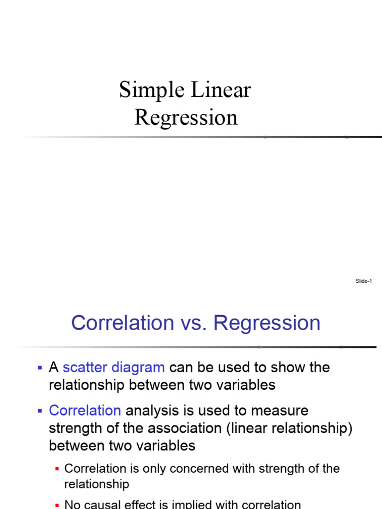 Simplelinearregression NBC | PDF | Regression Analysis | Coefficient Of Determination