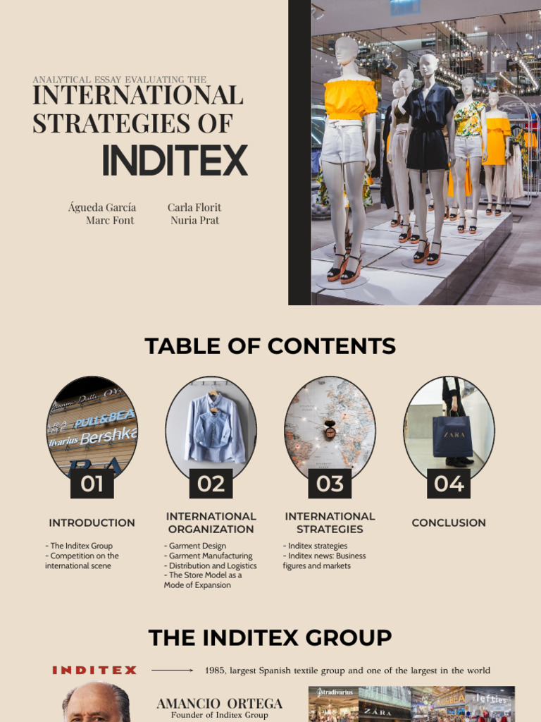 Inditex's Global Strategies and Growth | PDF | Economies | Marketing