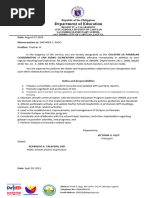 District Memo Sample | PDF